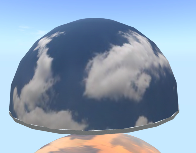 Second Life Marketplace - Skydome - Skybox - 30x30 2 Land Impact Multi ...