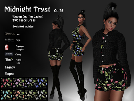 Second Life Marketplace - Midnight Tryst Outfit
