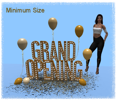 Second Life Marketplace - ~Grand Opening 3D Banner~