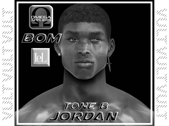 Second Life Marketplace - [VULT] JORDAN SKIN OMEGA APPLIER & BOM TONE 8 ...