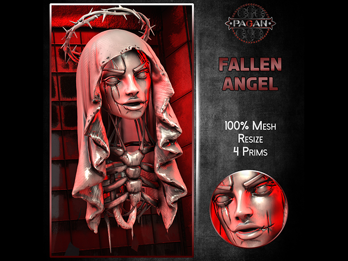 Second Life Marketplace - [Pagan] Fallen angel Head