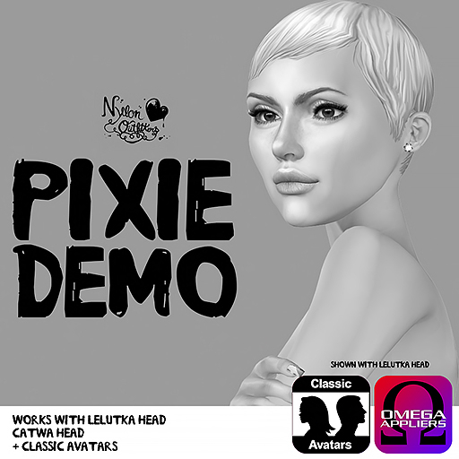Second Life Marketplace - (NO) Pixie Cut (Tattoo) - Demo