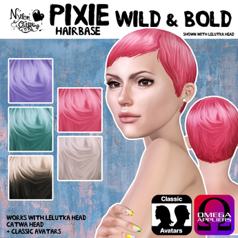 Second Life Marketplace - (NO) Pixie Cut (Tattoo) - Demo