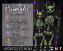 Second Life Marketplace - Prismatic. - Bones (Ghoul) M/F Omega/VTech ...