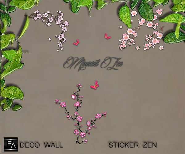 Second Life Marketplace - EA . DECO Sticker Zen FRENCH