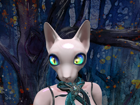 Second Life Marketplace - Eyeshadow Midnight Stars for Sphynx HP