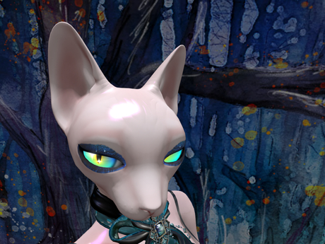Second Life Marketplace - Eyeshadow Midnight Stars for Sphynx HP