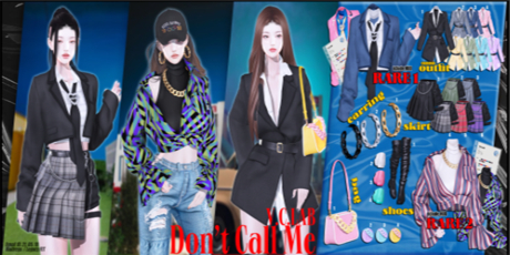Second Life Marketplace - [V.C.LAB] Don't Call Me GACHA. earring 03 (box)