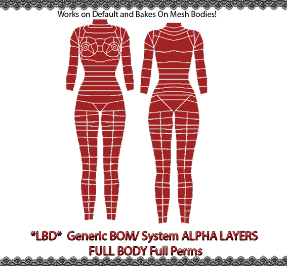 Second Life Marketplace - *LBD* BOM/ System ALPHA LAYERS (add-UNPACK)