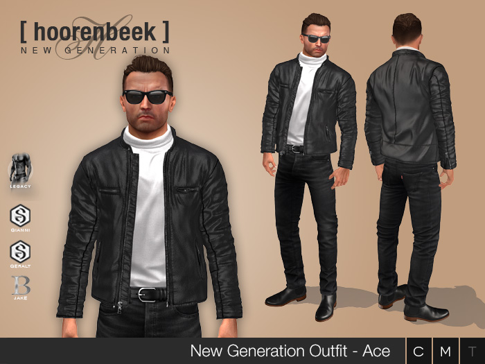 Second Life Marketplace - Complete Outfit - Ace - Signature, Legacy ...