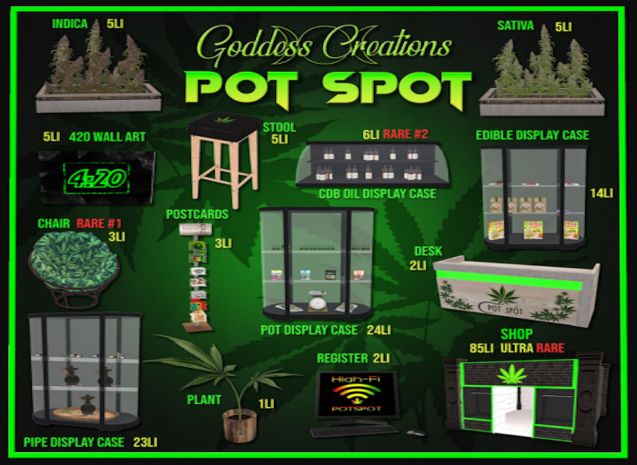 Second Life Marketplace - )O( GC: Pot Spot Gacha- Pipe Display Case