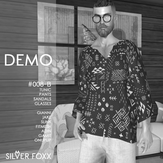 Second Life Marketplace - DEMO [SILVER FOXX] #008-B