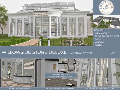Second Life Marketplace - Willowside Store Deluxe Pack