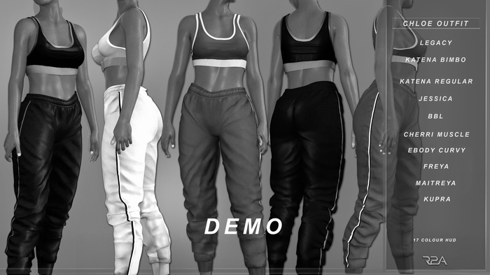Second Life Marketplace - R2A-CHLOE OUTFIT DEMO