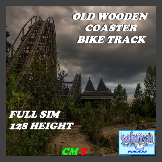 Second Life Marketplace - OLD WOODEN COASTER BIKE TRACK