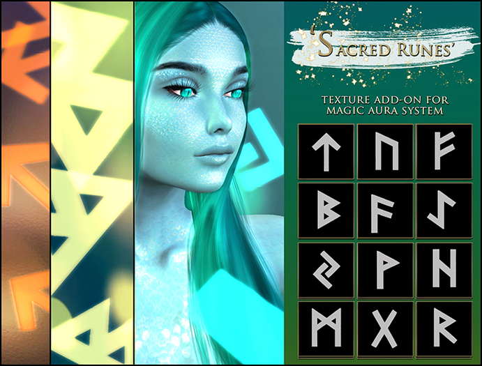 Second Life Marketplace - -Elemental- ' Sacred Runes ' Particle Applier ...