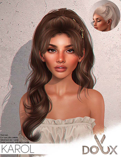 Second Life Marketplace - DOUX - Karol hairstyle [DEMO]
