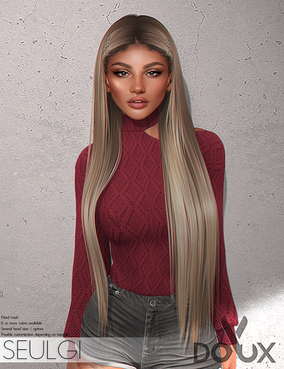 Second Life Marketplace - DOUX - Seulgi hairstyle [DEMO]