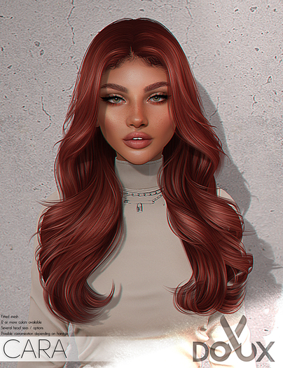 Second Life Marketplace - DOUX - Cara hairstyle [BLOGGER PACK]