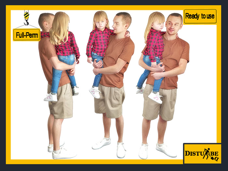 Second Life Marketplace - ::DisturbeD:: Jay Dad & Daughter Characters ...