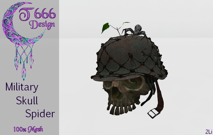 Second Life Marketplace - [Military skull Spider]