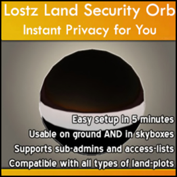 Second Life Marketplace - LOST LAND SECURITY ORB 3.1 (boxed)