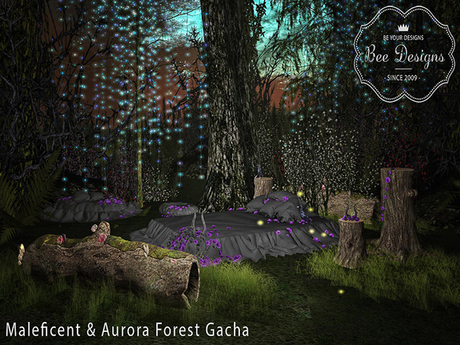 Second Life Marketplace - Bee Designs Maleficent & Aurora Forest Gacha 7