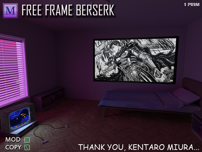 Second Life Marketplace - [Misako] Berserk Frame *Free Gift*