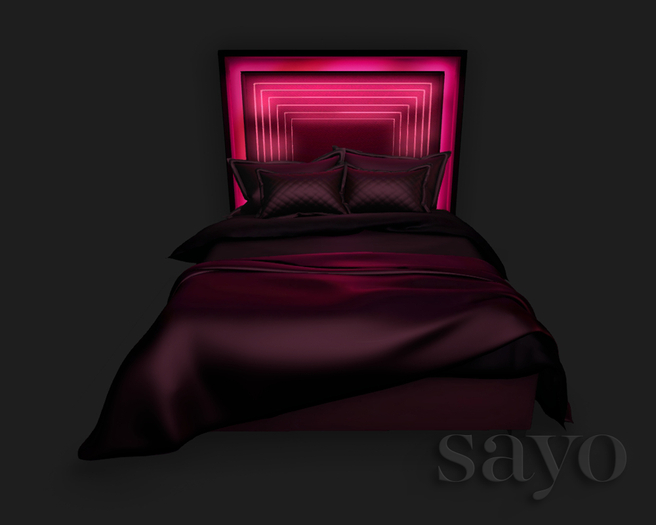 Second Life Marketplace - SAYO Sin - One Night Only - Heartbreak Bed (PG)