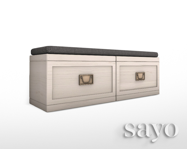 Second Life Marketplace - SAYO - Elm Laundry Collection - Bench