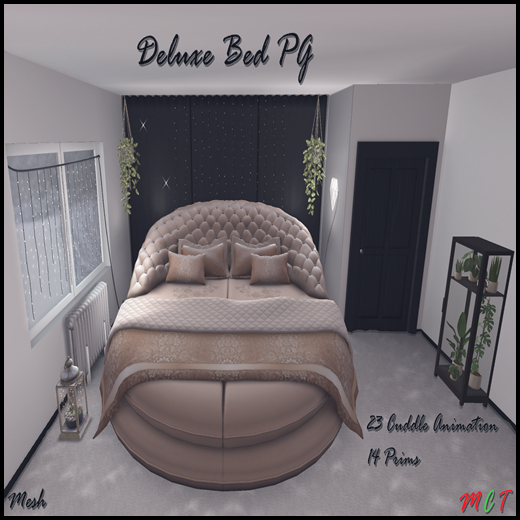 Second Life Marketplace - Deluxe Bed PG