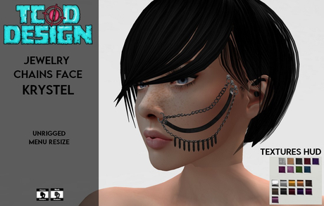Second Life Marketplace - Jewelry Chains Face ~ Krystel [Textures Hud ...