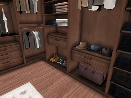 Second Life Marketplace - -David Heather-His Closet Backdrop RARE