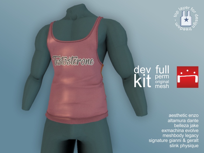 Second Life Marketplace - [nafta] Tank Top - full perm [DevKit]
