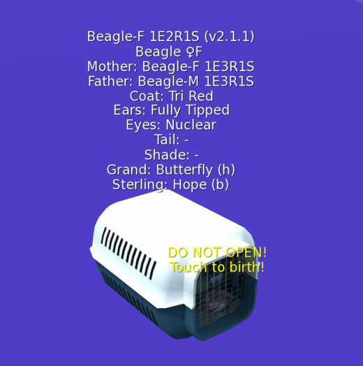 Second Life Marketplace - BB Beagle Female - 1 Epic, 2 Rare, 1 Sterling ...