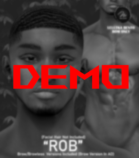 Second Life Marketplace - Melanin Rob Face Appliers DEMO (Unpack)