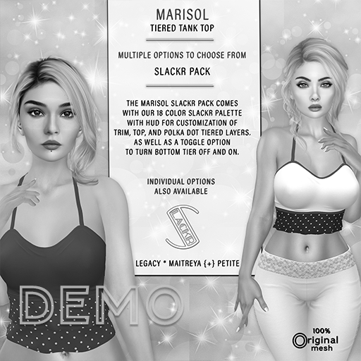 Second Life Marketplace - -Slackr ::DEMO Marisol {Slackr Pack}