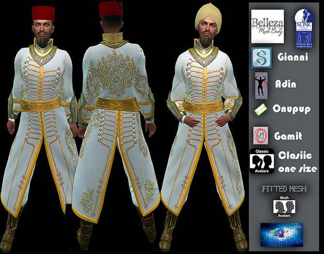 Second Life Marketplace - MOROCCAN KING-ADIN-SLINK-JAKE-GIANNI-GAMIT ...