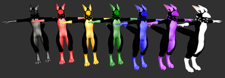Second Life Marketplace - {Poison Paints} Tuxedo Fox for ProtoSynth ...