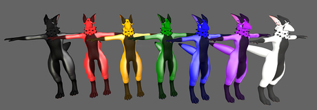 Second Life Marketplace - {Poison Paints} Arctic Fox for ProtoSynth ...