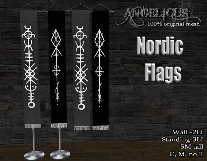 Second Life Marketplace - ::ANGELICUS:: Nordic flags