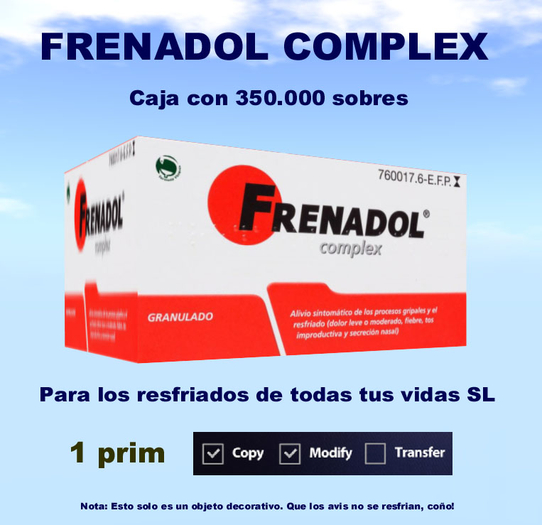 Second Life Marketplace - FRENADOL COMPLEX