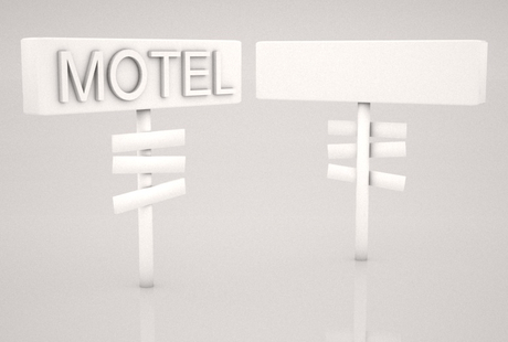 Second Life Marketplace - .::QUTWORLD Motel Sign::.FP