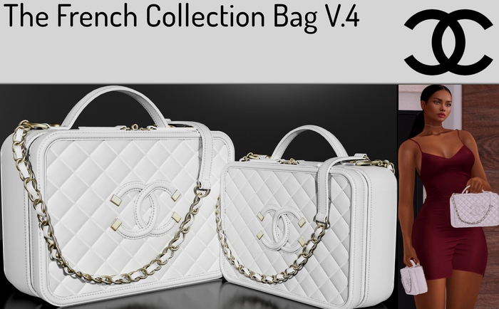 Second Life Marketplace - The French Collection Bag V.4 White