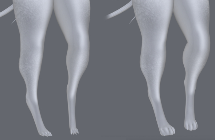 Second Life Marketplace - krankhaus Neika Furry Legs