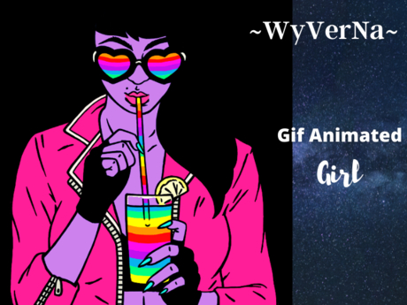 Second Life Marketplace - Gif Animated-Neon-GIRL