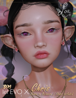 Second Life Marketplace - ::Loa:: Chris Skin ~LeLutka EVO X Applier ...