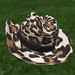 Second Life Marketplace - Suede Leather Leopard Fur Cowboy Cowgirl Hat ...
