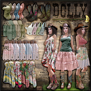 Second Life Marketplace - !gO! Dolly cowgirl - 2 RARE