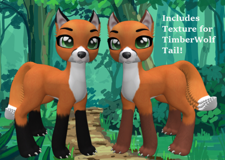 Second Life Marketplace - [ButterBean] Magik Pony Black Fox Mod